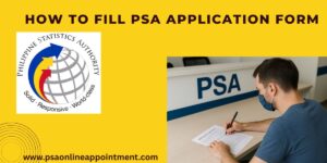 Online PSA Application | How to Fill up Online Application Form
